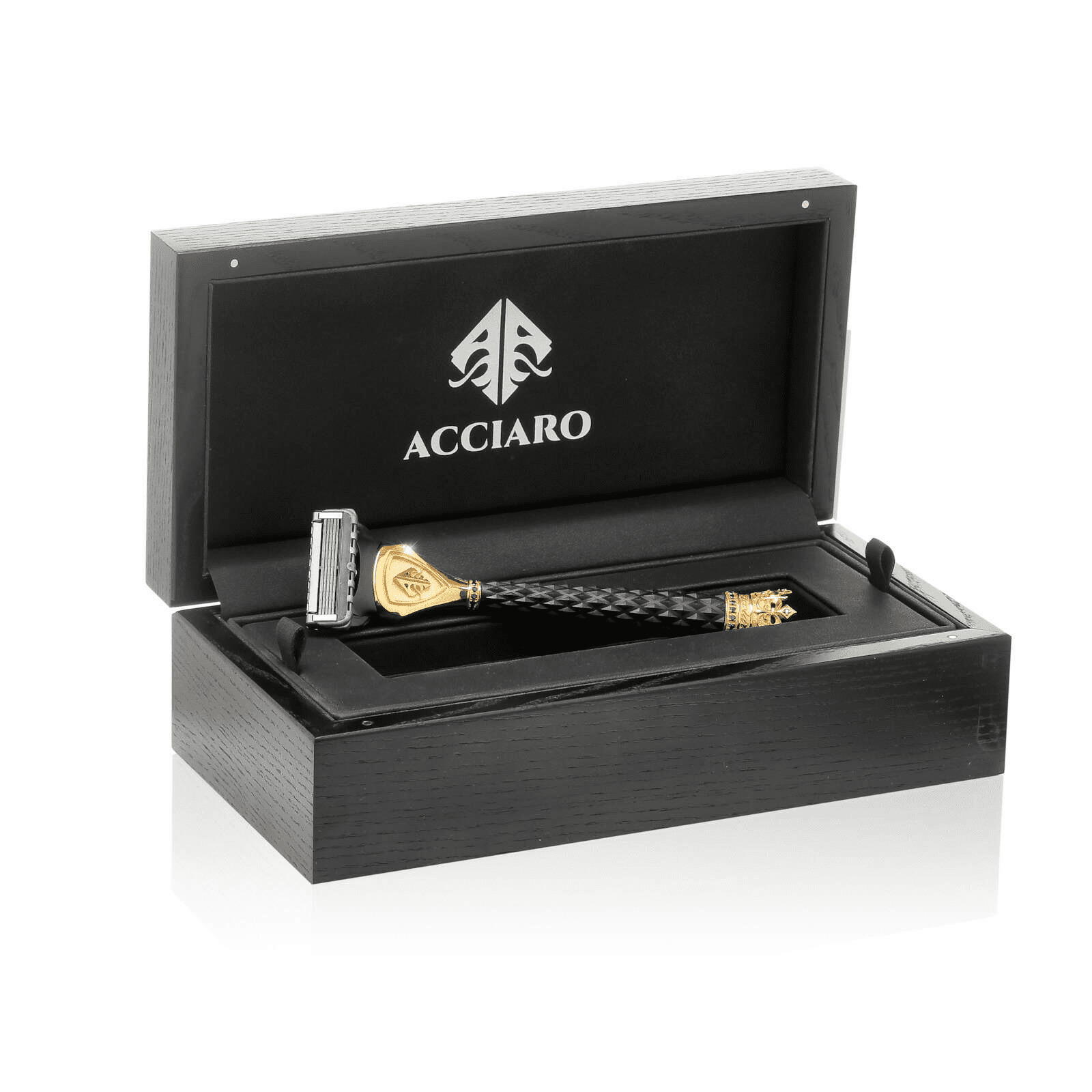 Золотая бритва SOVRANO GRAND GOLD ручной работы | ACCIARO