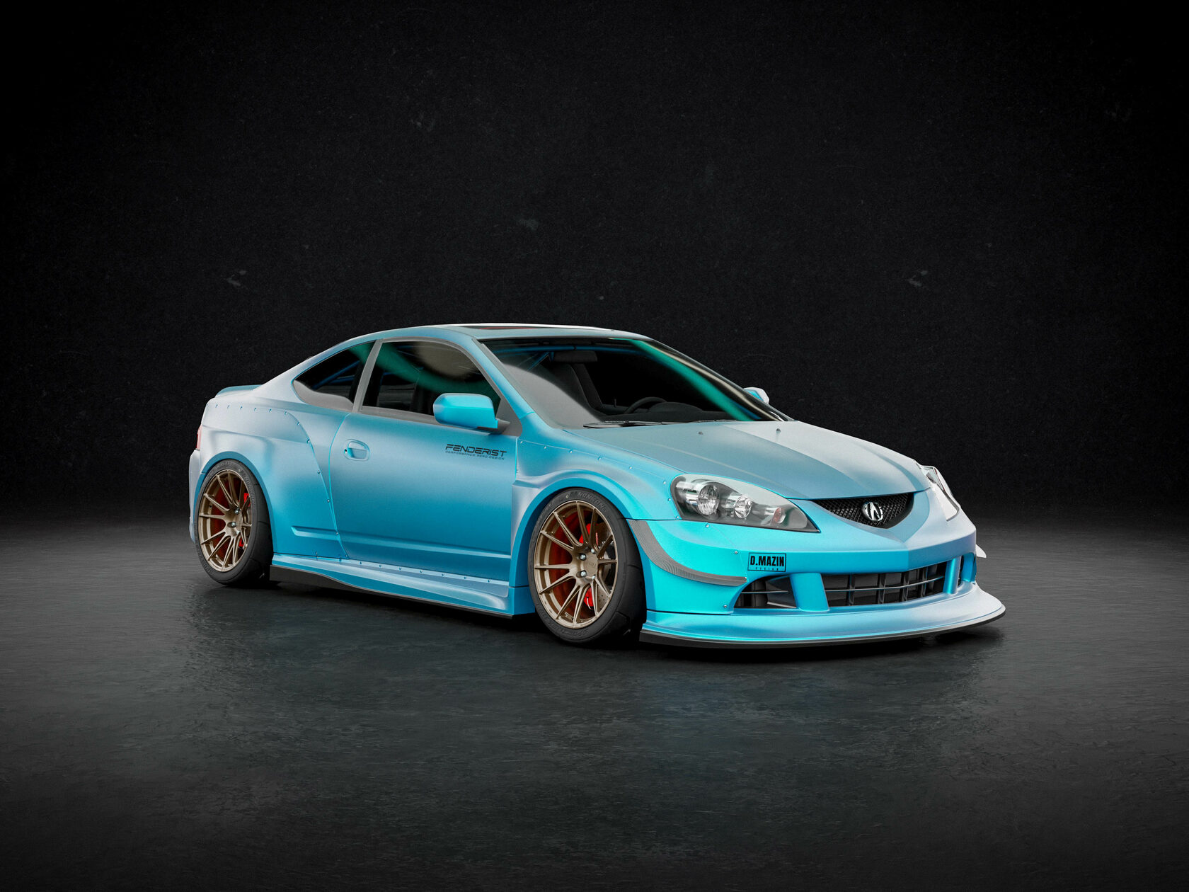 FENDERIST SPEC S Full Set / WIDE BODY KIT HONDA INTEGRA / ACURA RSX ...