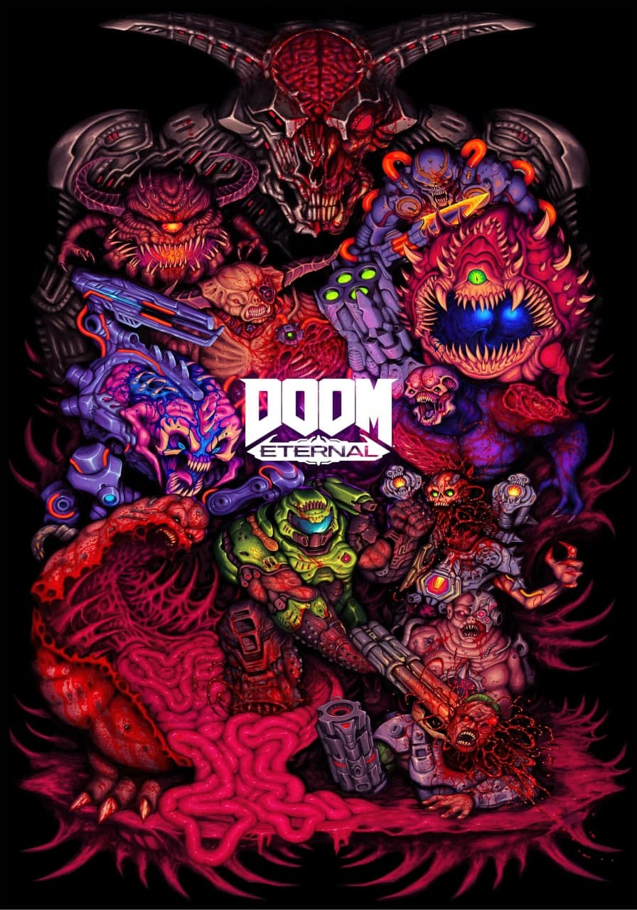 Постер к игре DOOM Eternal