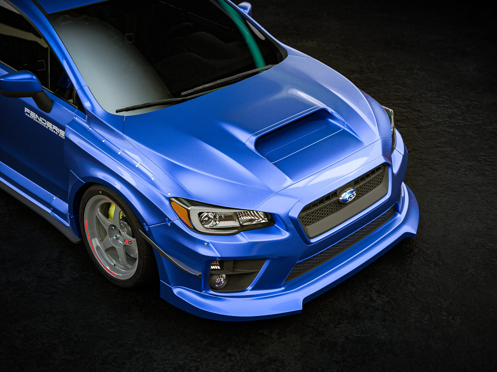 Full FENDERIST SPEC S kit / WIDE BODY KIT Subaru Impreza WRX STI 14-17