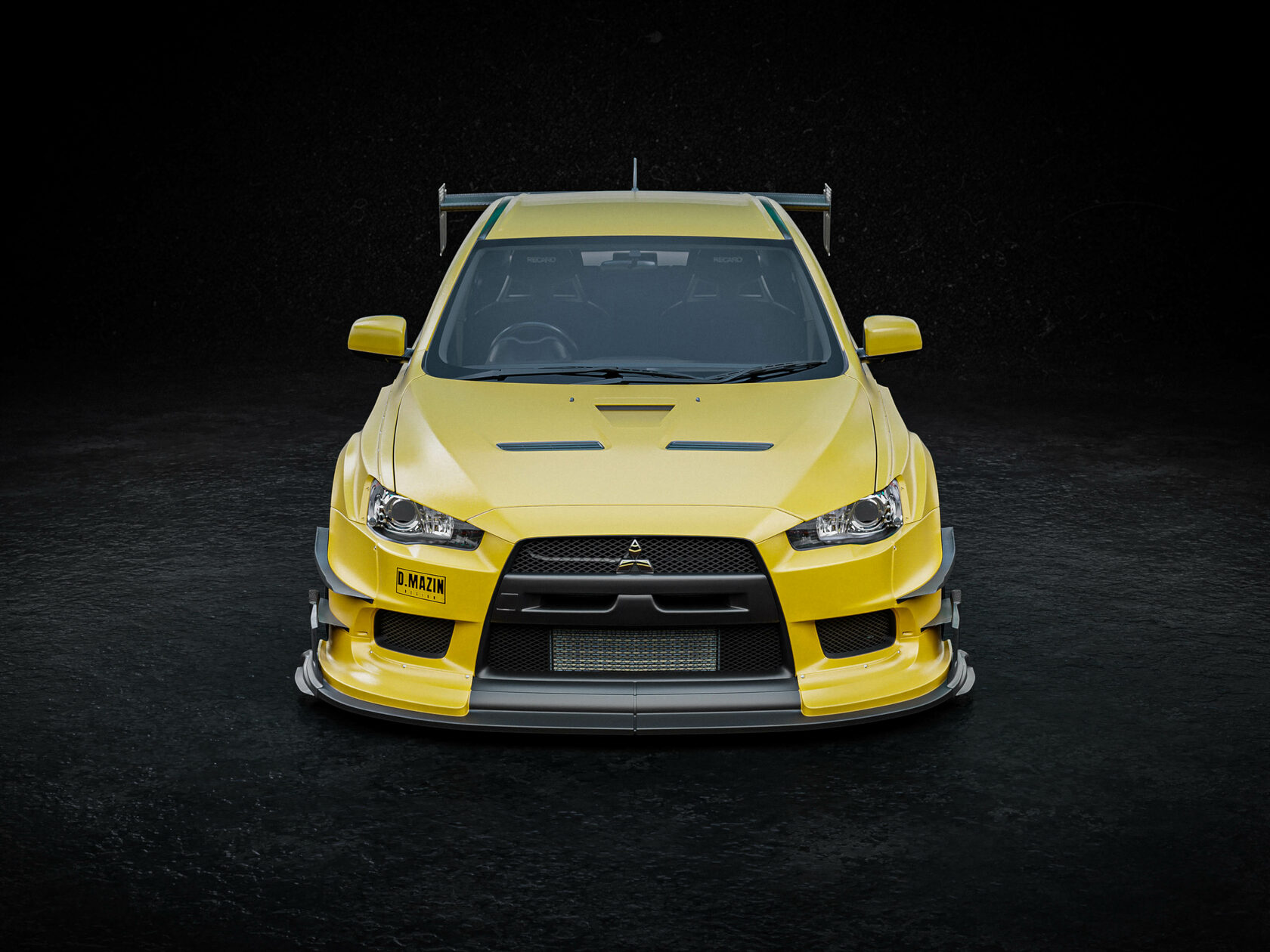 FENDERIST SPEC R Full Set / WIDE BODY KIT MITSUBISHI LANCER EVO X 2008-2015