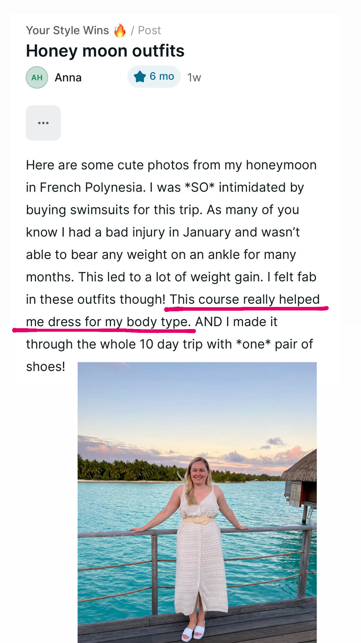 Anna Howell's Before & After