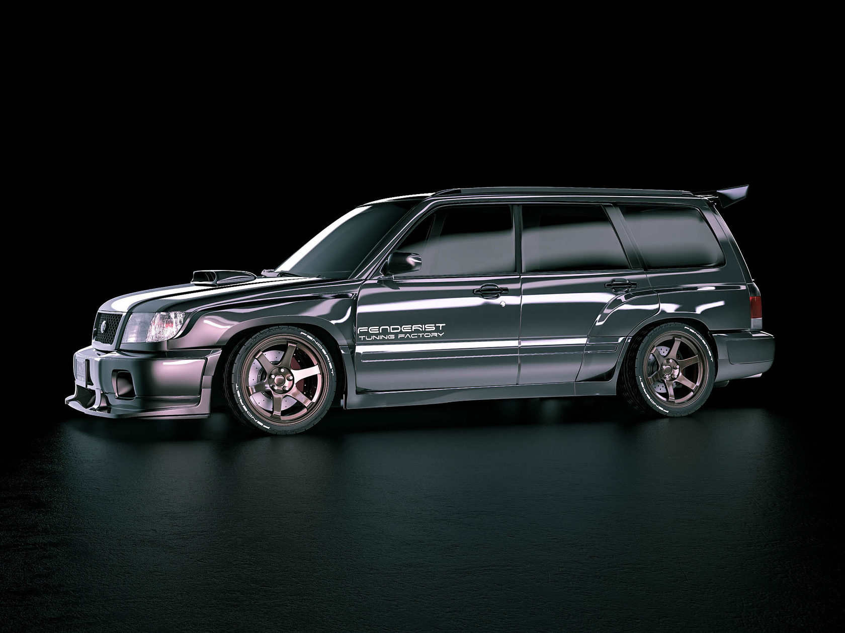 Top Spoiler v2 SUBARU FORESTER SF5/9 97-99