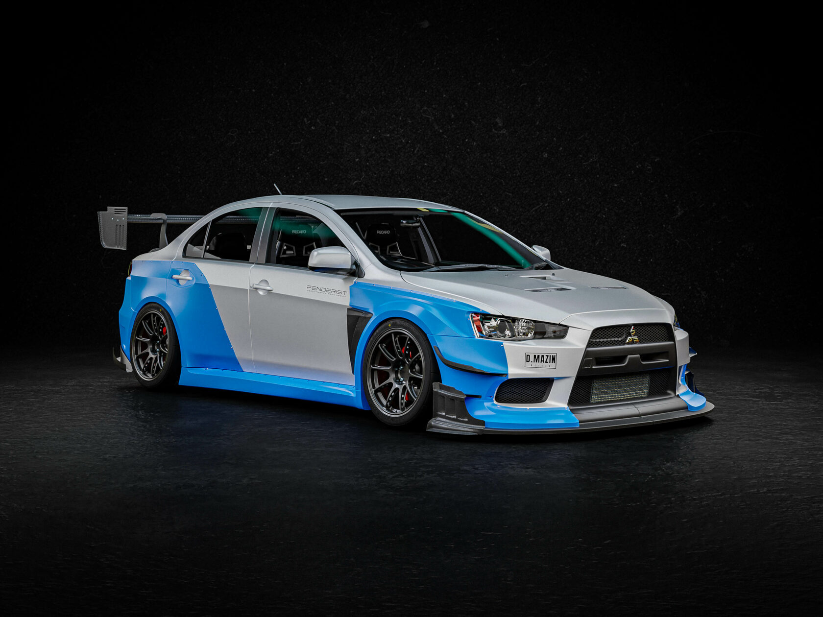 FENDERIST SPEC R Full Set / WIDE BODY KIT MITSUBISHI LANCER EVO X 2008-2015