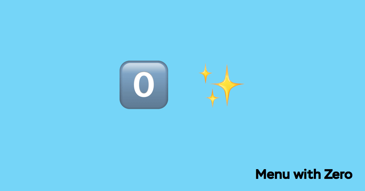 Меню в Zero block на Тильда