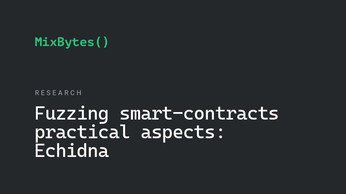 Fuzzing Smart Contracts Practical Aspects Echidna