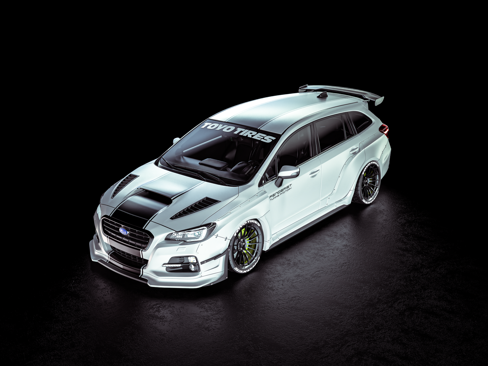 Full FENDERIST SPEC S kit / WIDE BODY KIT Subaru Levorg 14-17