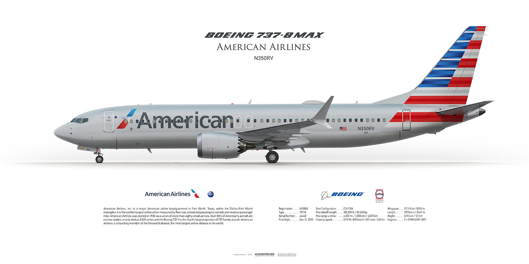 Fine Airliner Profile At Prints | Civil Aviation Posters | Aviaposter