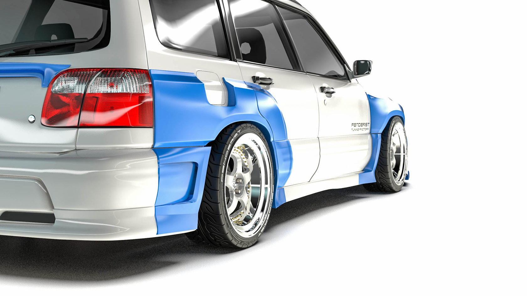 Fender Flares Set / Wide Body Kit SUBARU FORESTER SF5/9 99-02