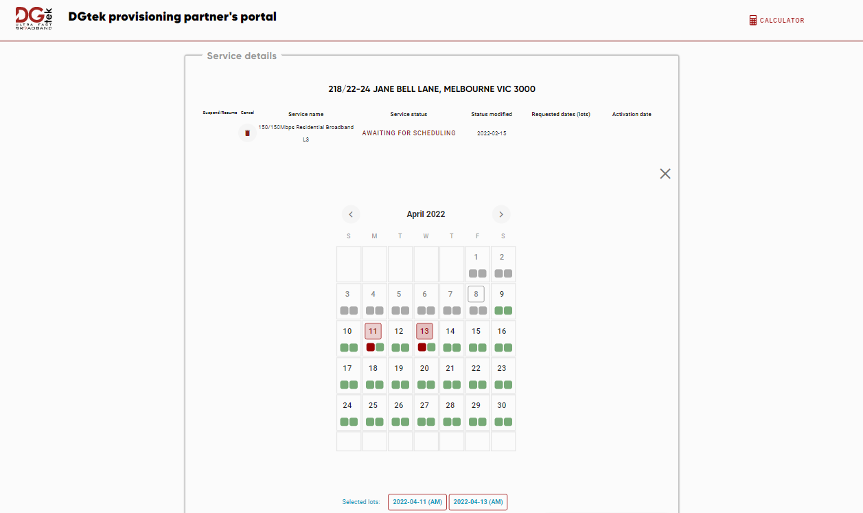 DGtek RSP Portal Help