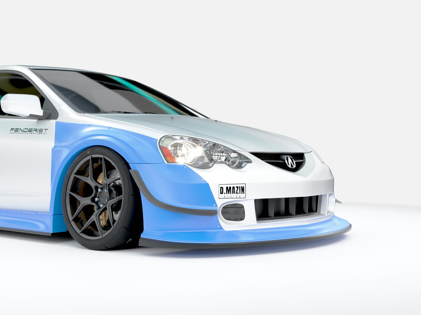 FENDERIST SPEC R Full Set / WIDE BODY KIT HONDA INTEGRA / ACURA RSX ...