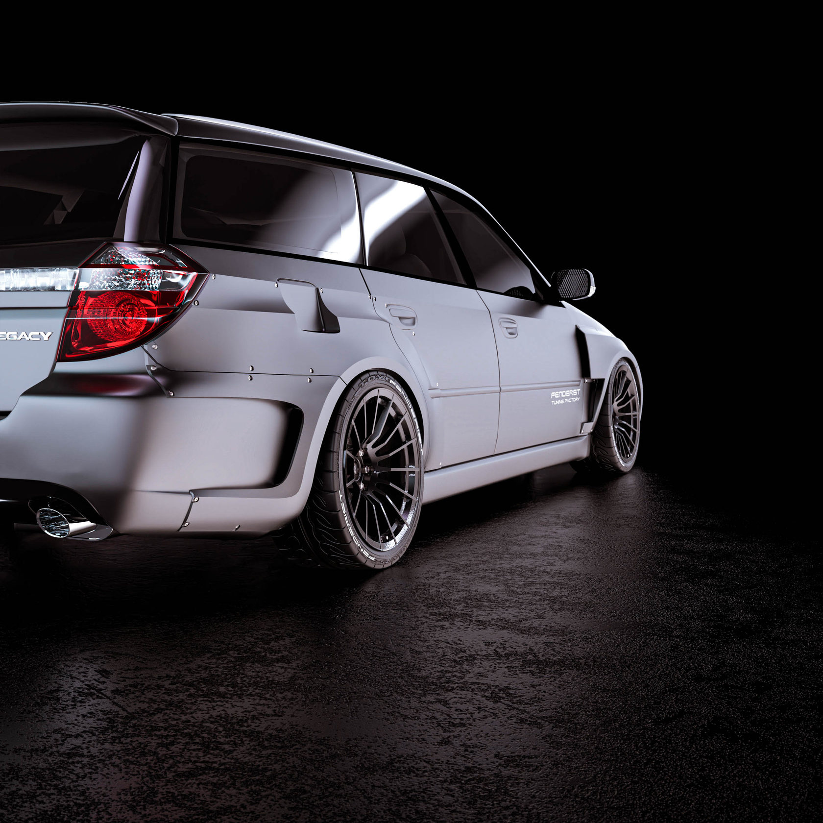 FENDERIST SPEC S Fender Flares / WIDE BODY KIT SUBARU Legacy Wagon 06-09