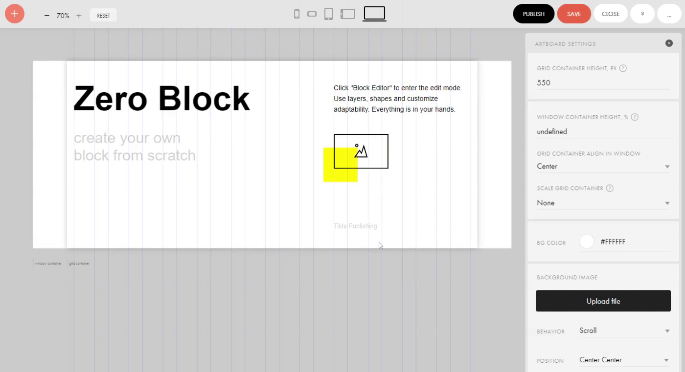 Zero Block: создание собственных блоков