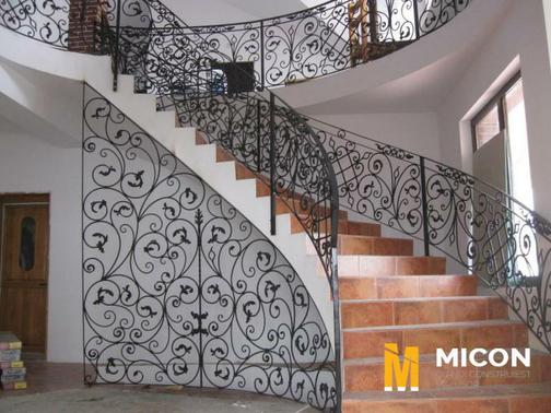 Poze balustrade din fier forjat, modelele SB1-SB100, balustrade în ...