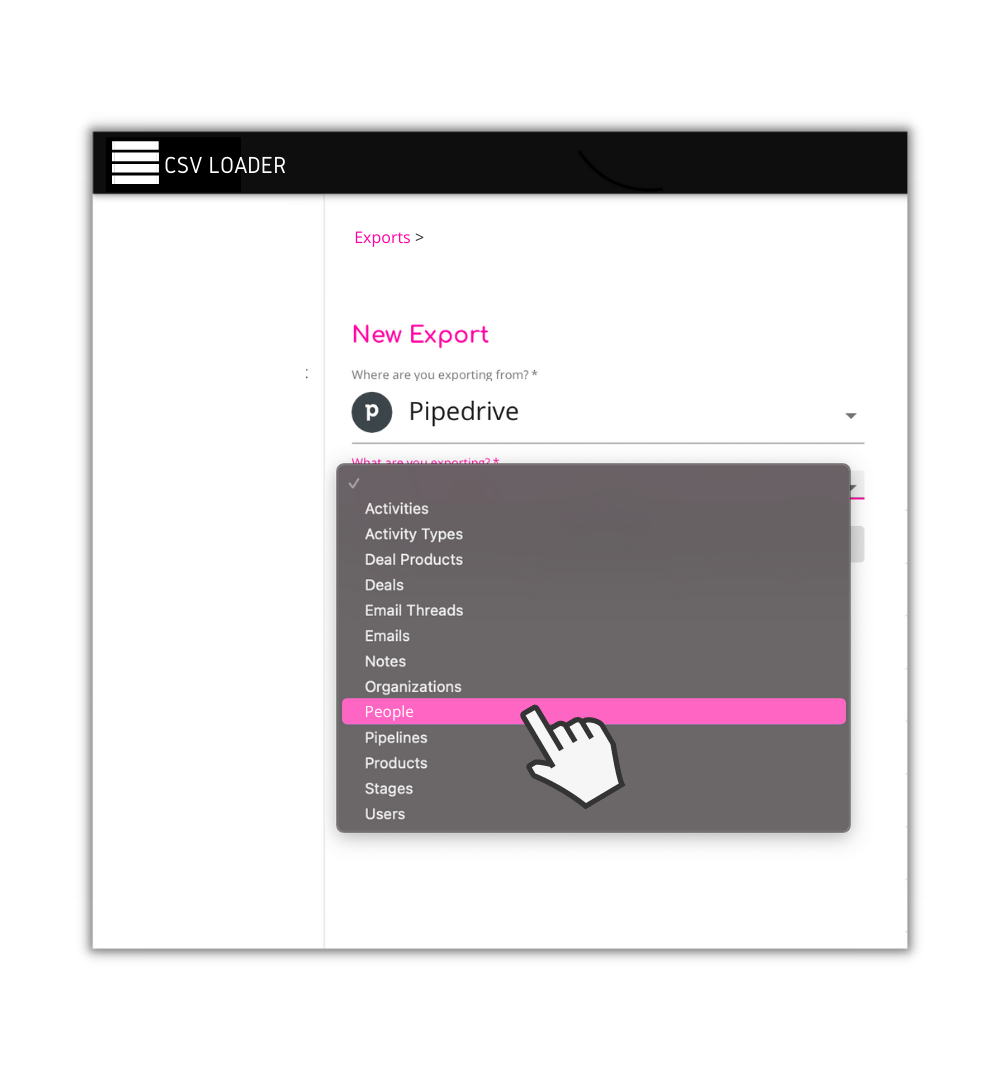 Data Export With Csv Loader