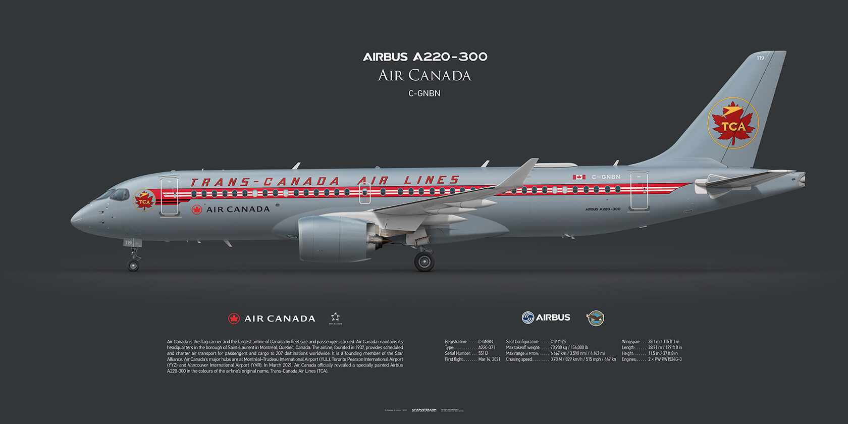 Posters Gallery | Aviaposter | Unique profile prints