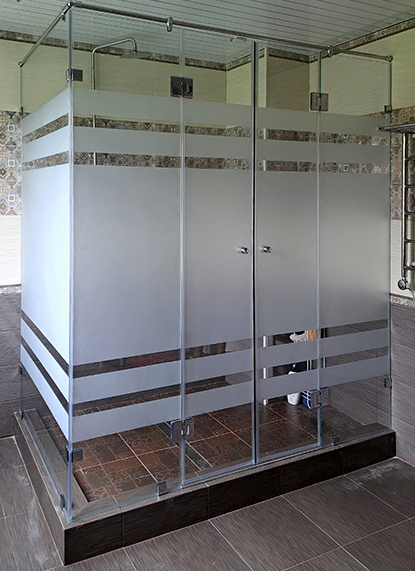 Шовер Гласс - Производство стеклянных душевых кабин и ограждений