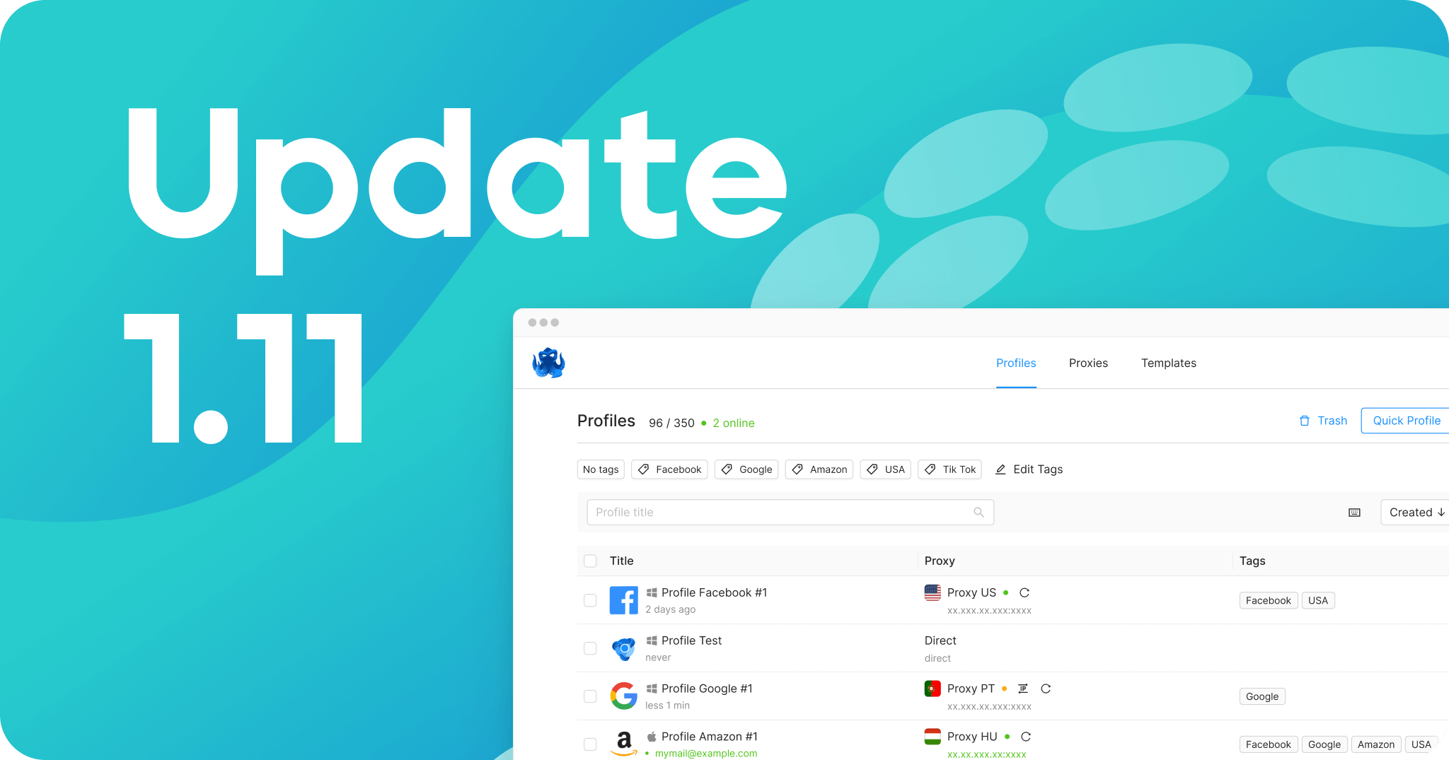 Octo Browser 1.11: Improved performance and stability Octo Browser 1.11: Improved performance and stability
