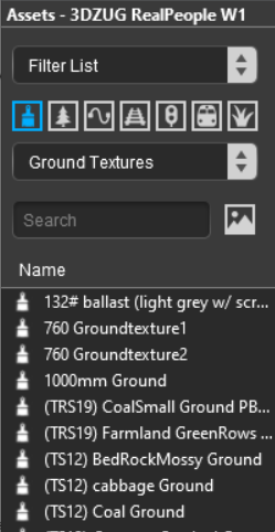 Using the Assets Palette
