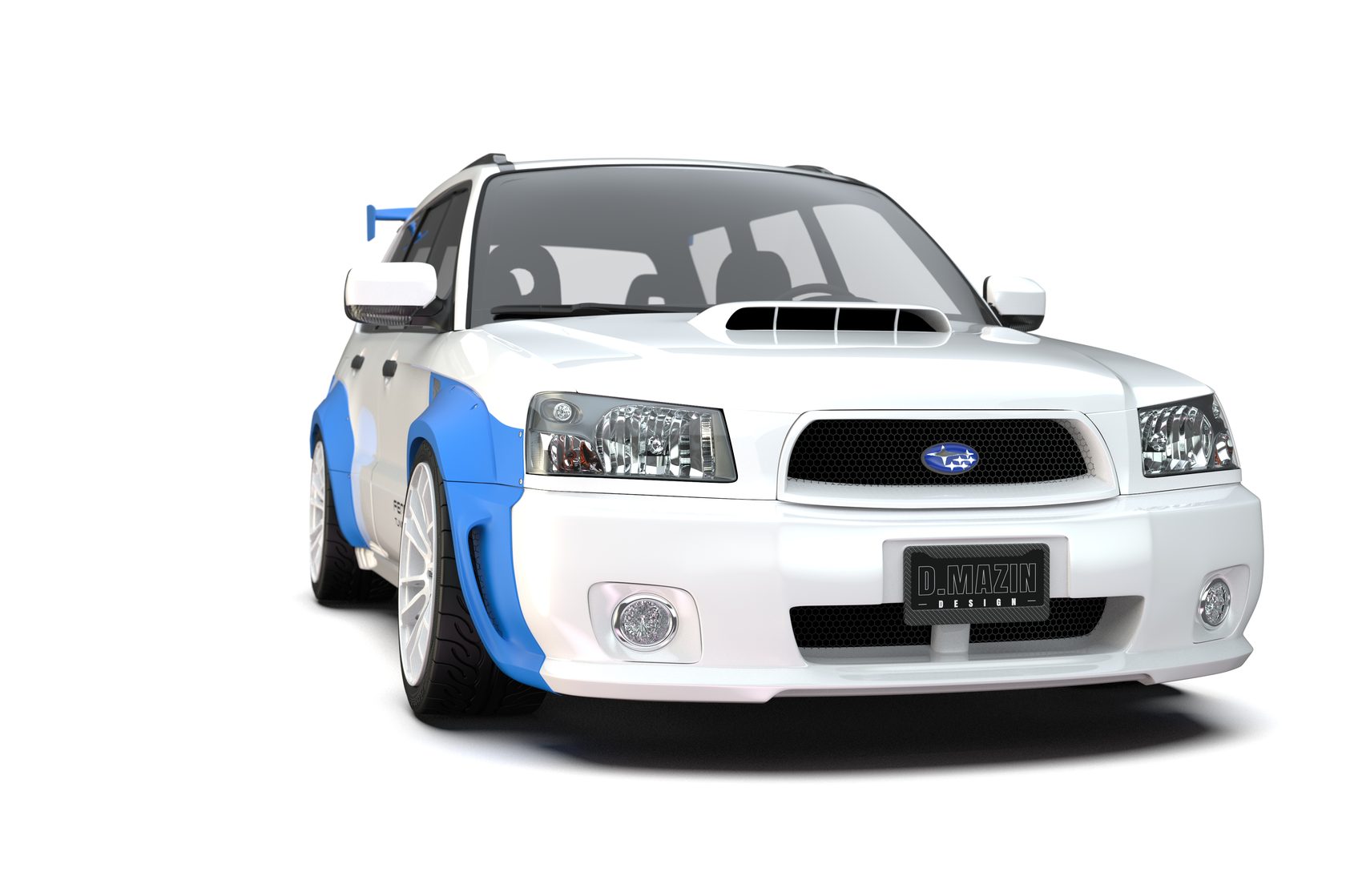 FENDERIST SPEC S Fender Flares Set / Wide Body Kit SUBARU FORESTER ...