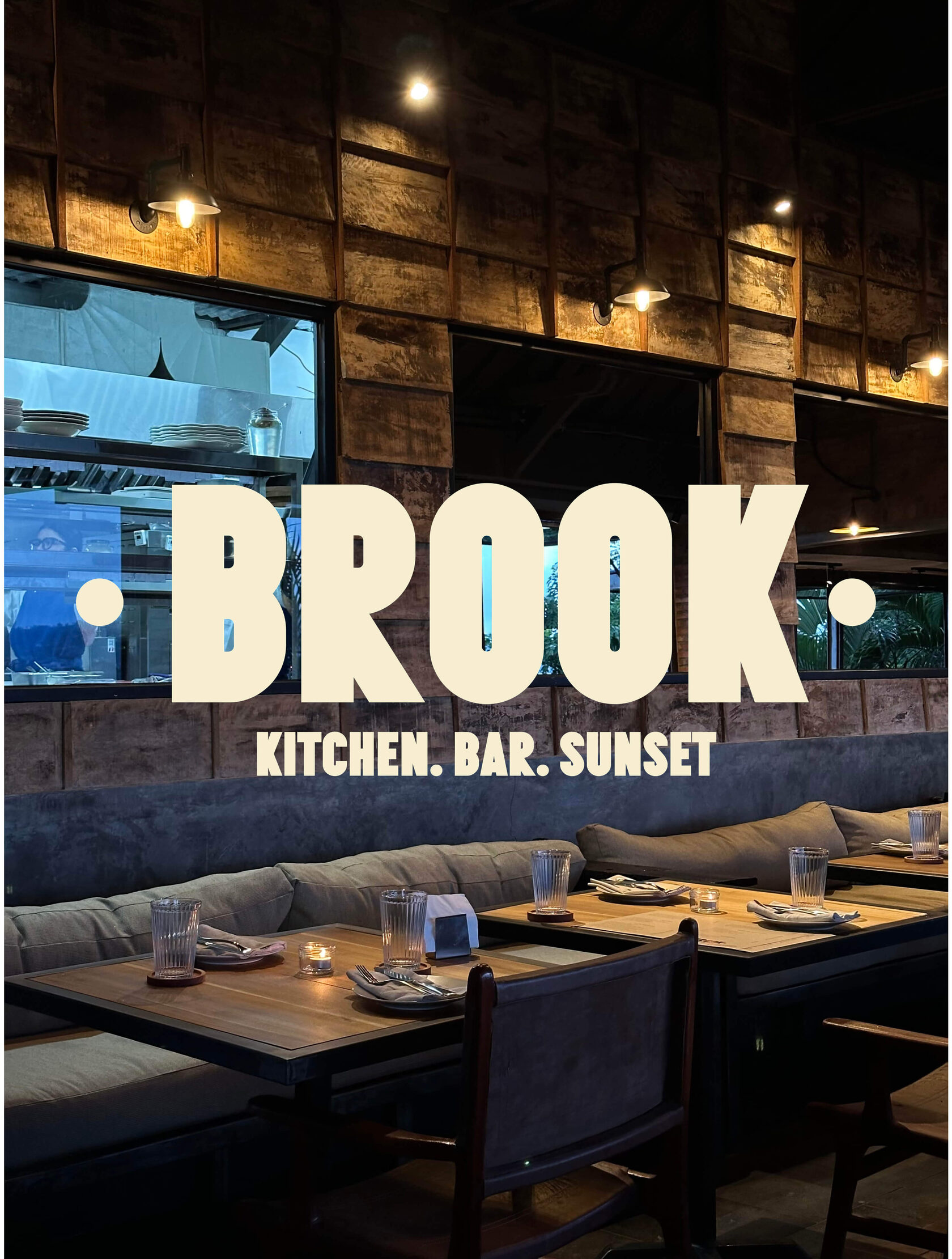 BROOK Restaurant Bali | Brooklyn‑style kitchen & sunset ocean view