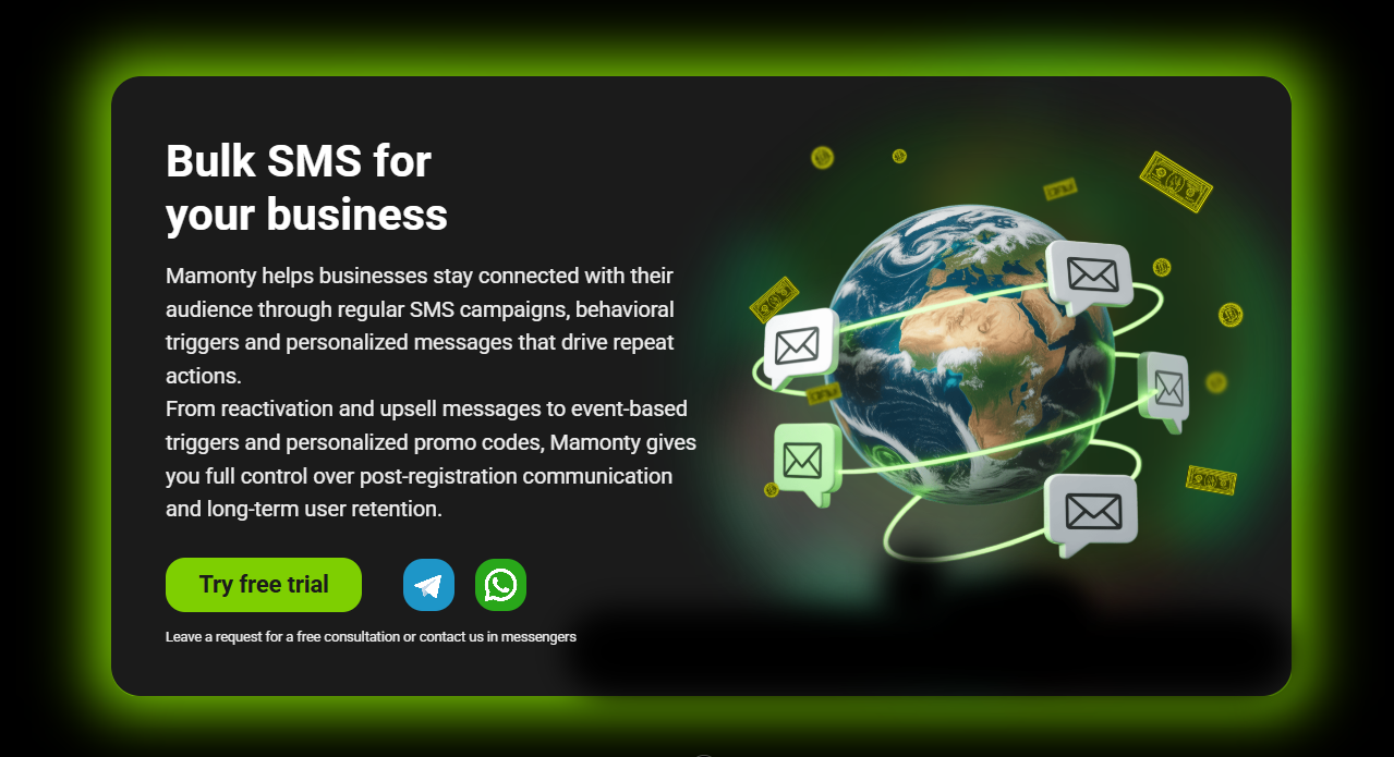 Bulk SMS Platform | Business Messaging & SMS Gateway | Mamonty.com