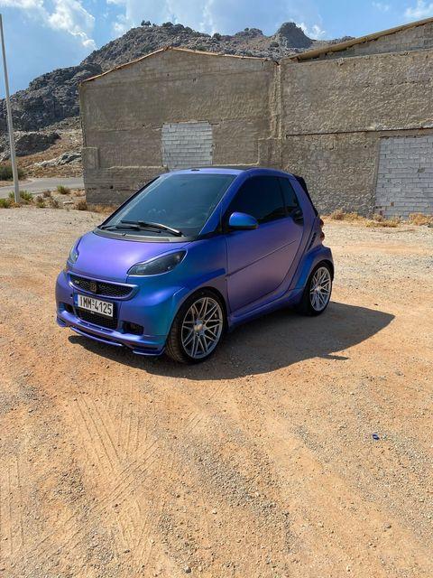 Smart Fortwo 451 with body kit multicolor restyle brabus
