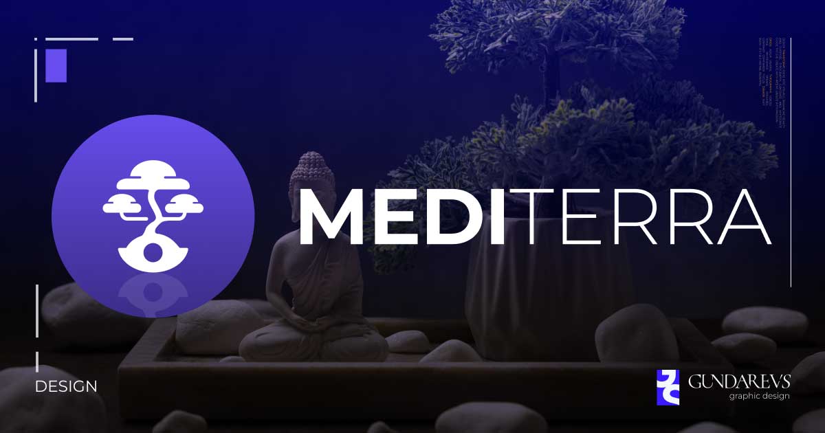 MediTerra — Брендинг проекта о медитации и осознанности | GUNDAREVS