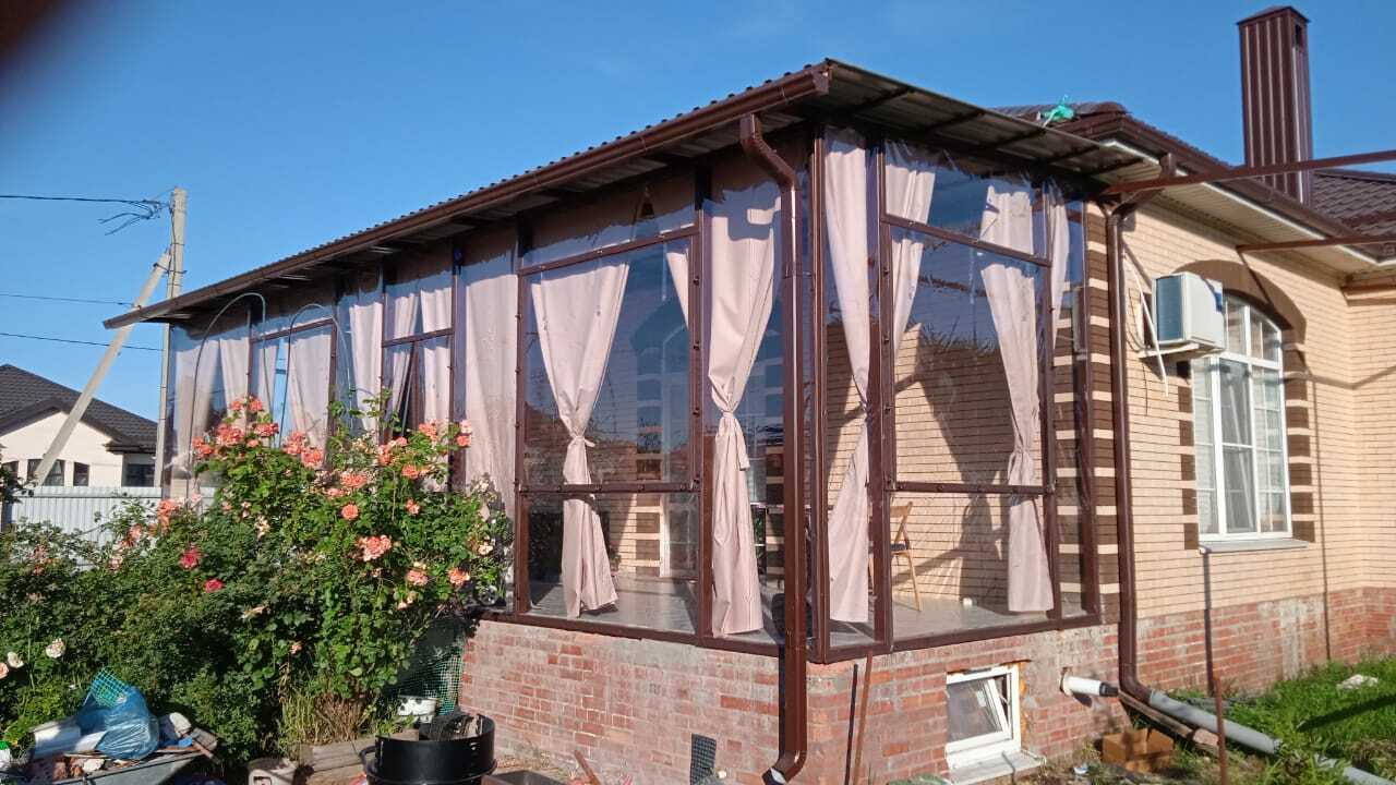 Мягкие окна от производителя в Ростове-на-Дону для террас, беседок и ...