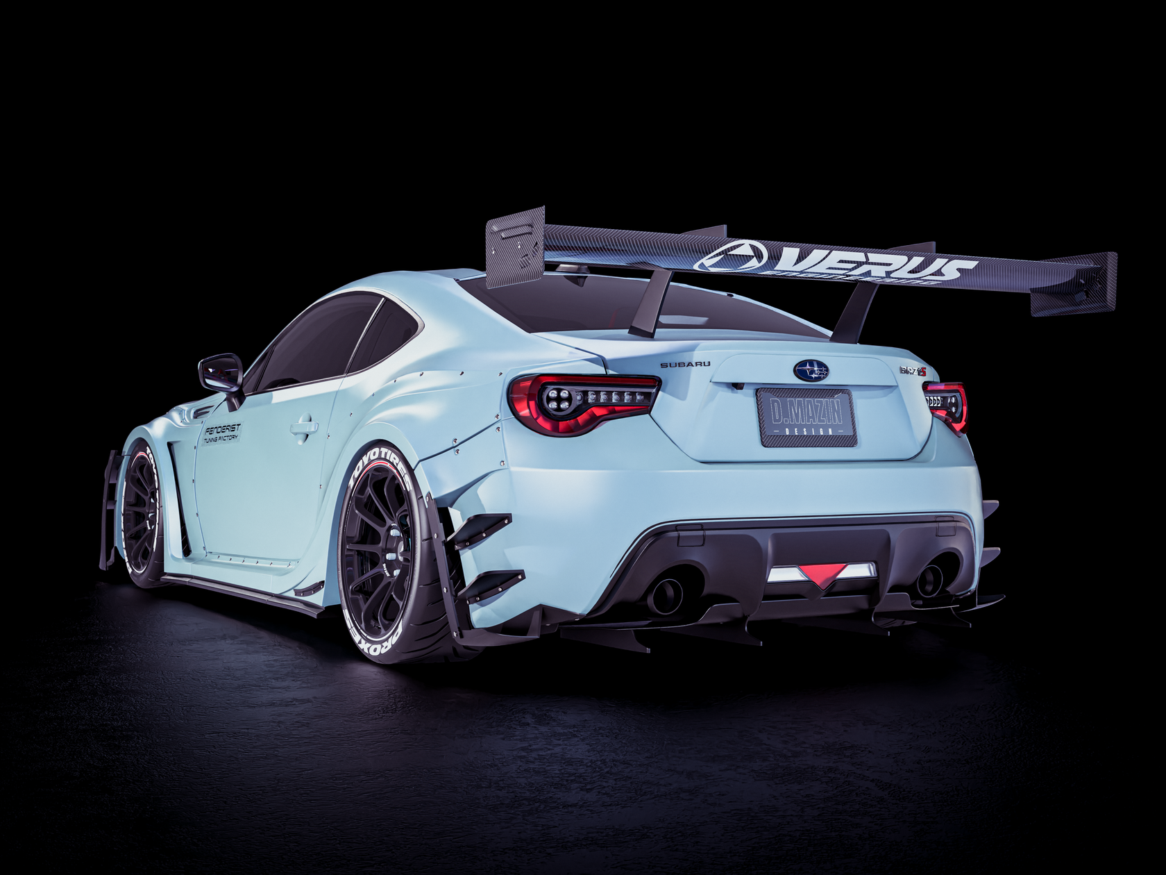 Full FENDERIST SPEC R kit / WIDE BODY KIT SUBARU BRZ 2017-2020