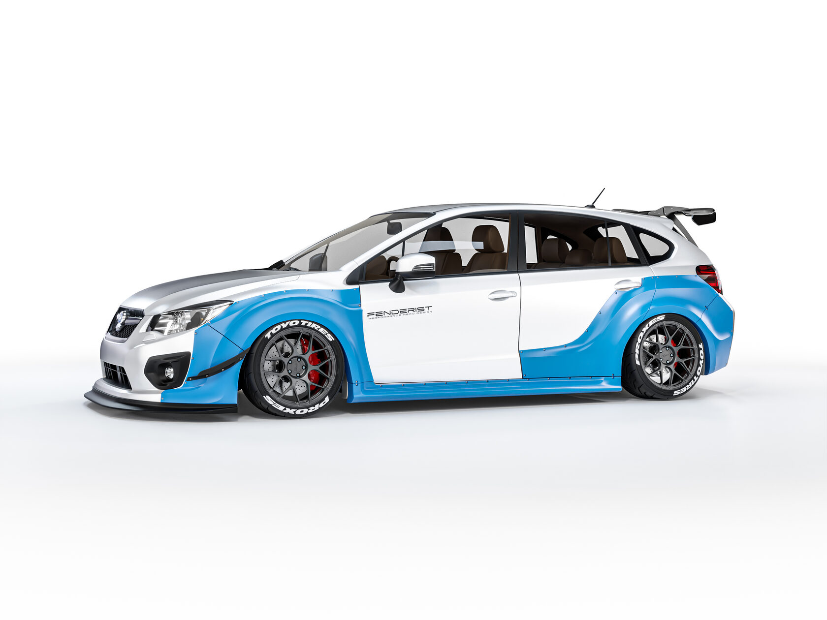 FENDERIST SPEC S Full kit / WIDE BODY KIT Subaru Impreza 11-14