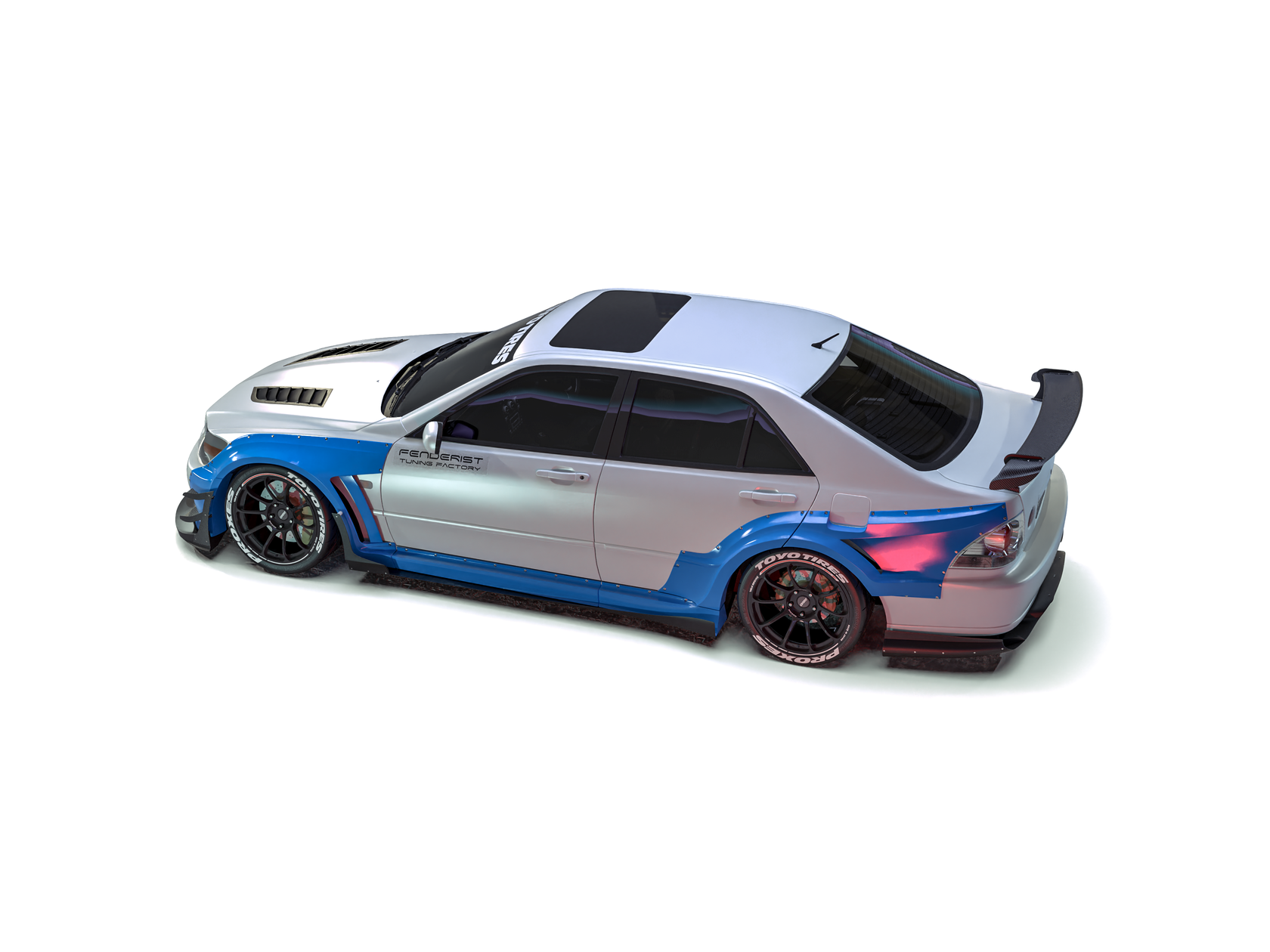 FENDERIST SPEC S GRIP 60mm / WIDE BODY KIT FENDER FLARES SET TOYOTA ...