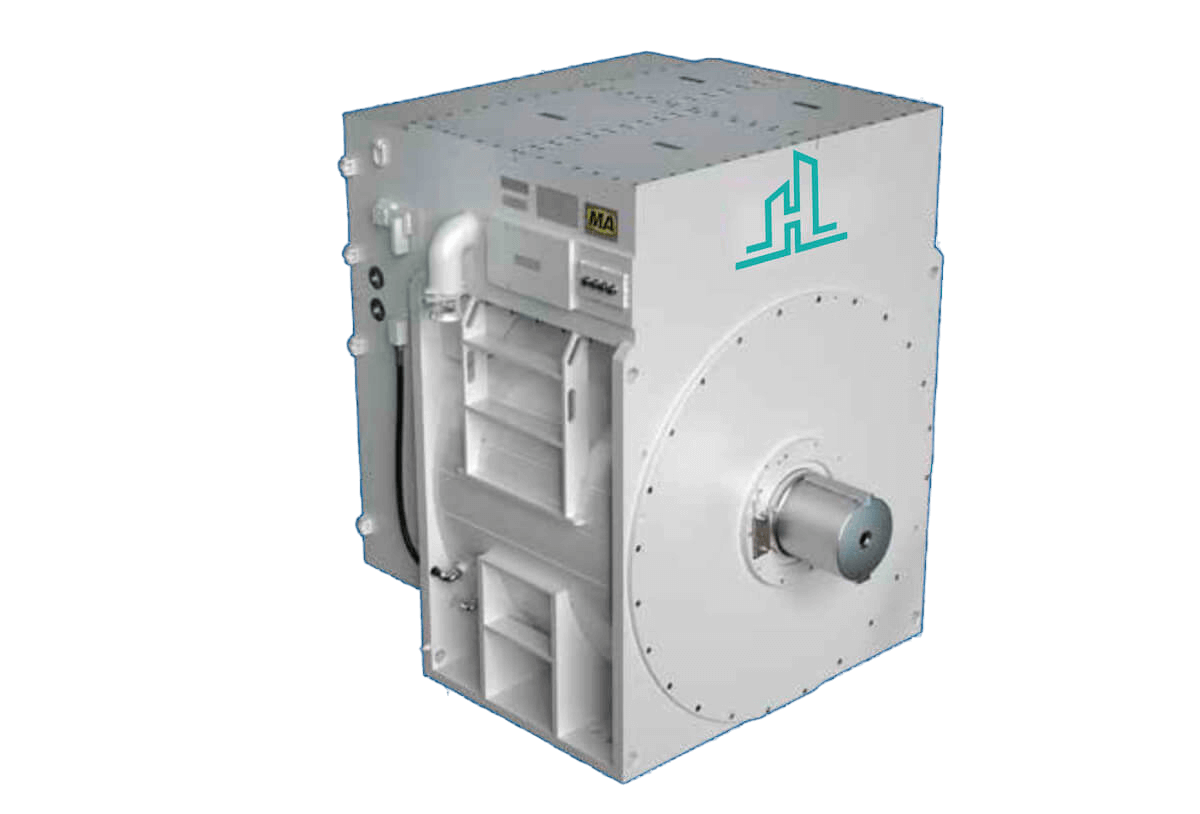 Integrated explosion-proof permanent magnet direct drive VFD motor 6kV/10kV