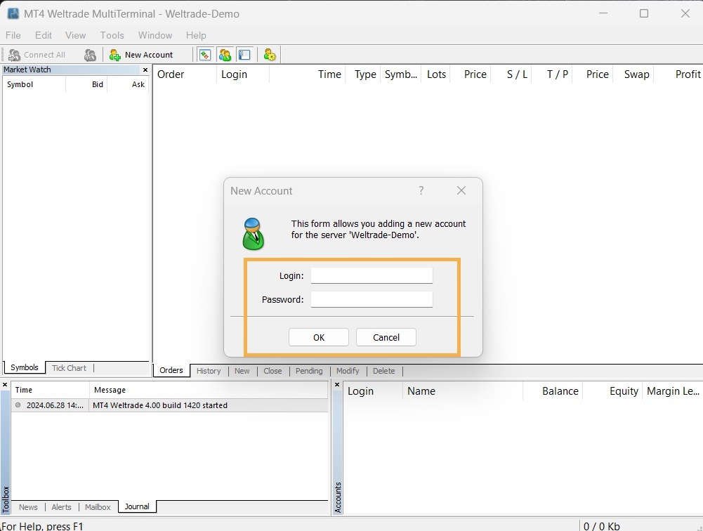 Weltrade Login - Weltrade broker login access your account securely