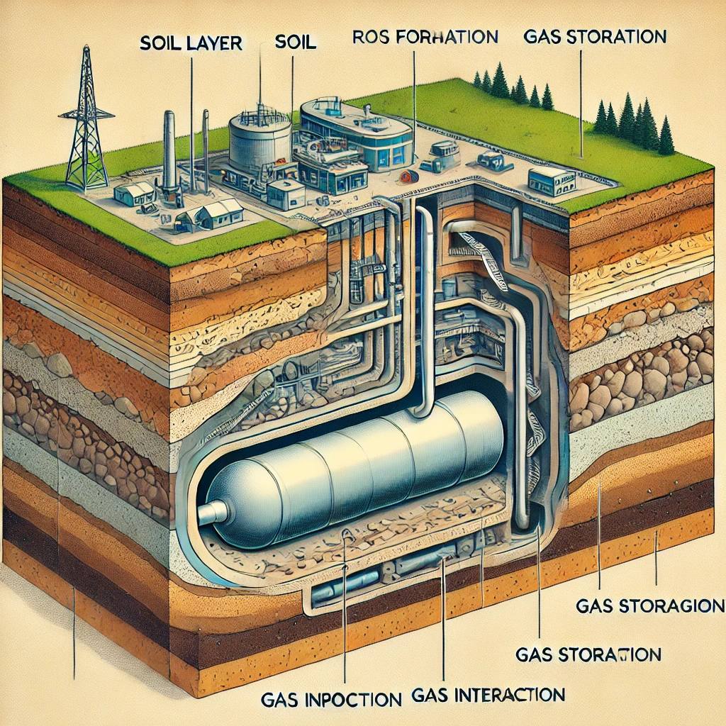 Secrets of underground gas storage: how and why do they work