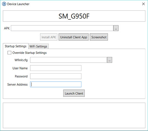 WalkieFleet Device Launcher