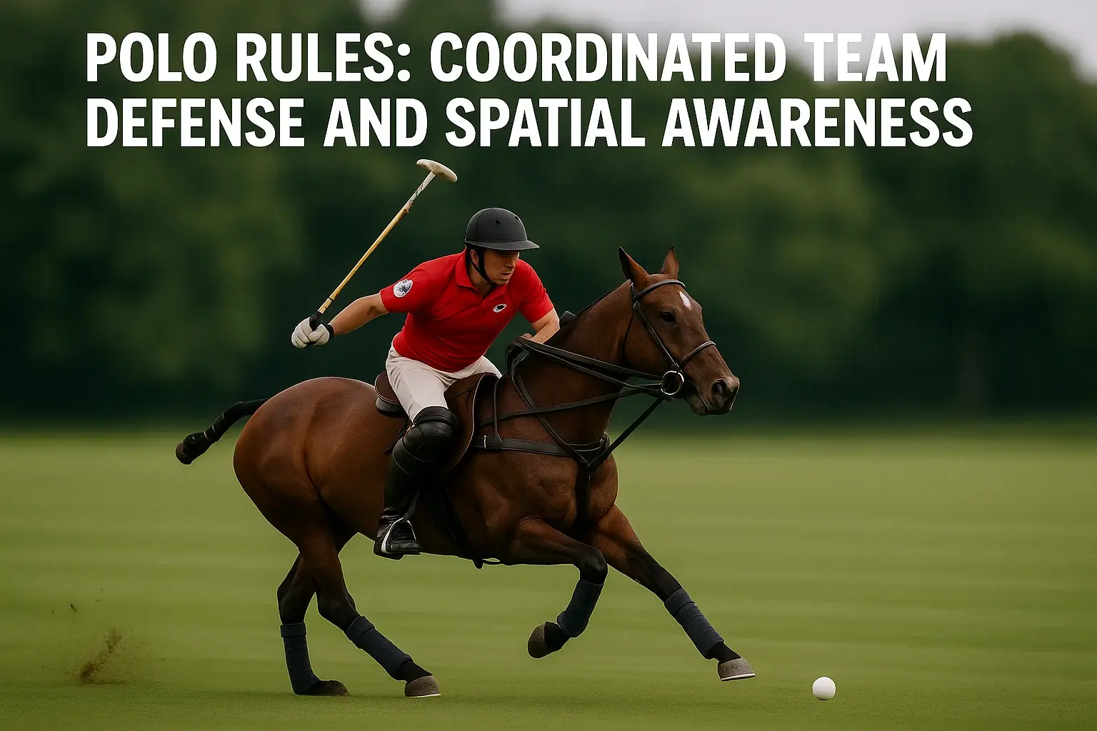 Polo Rules: Coordinated Team Defense and Spatial Awareness