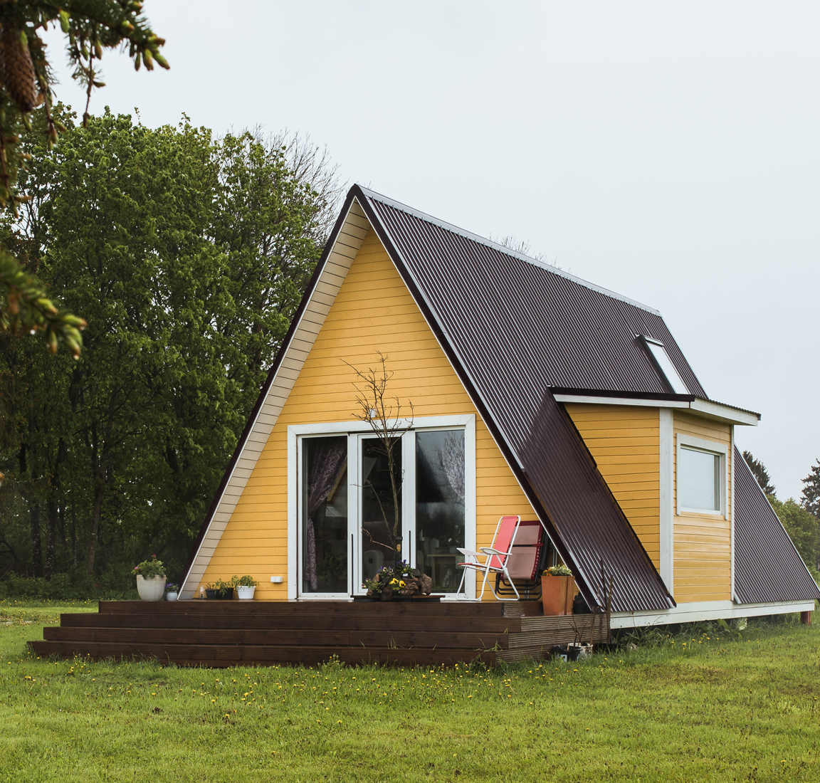 Duo 100 - Menší áčkové rodinné dřevostavby Avrame