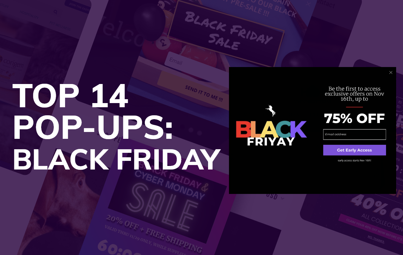 14 Best BFCM Pop-Ups