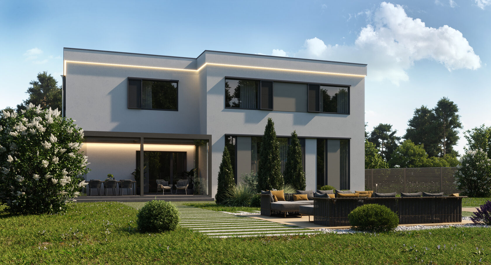 Проект Bor house | Строительная компания Avdeeva Architects