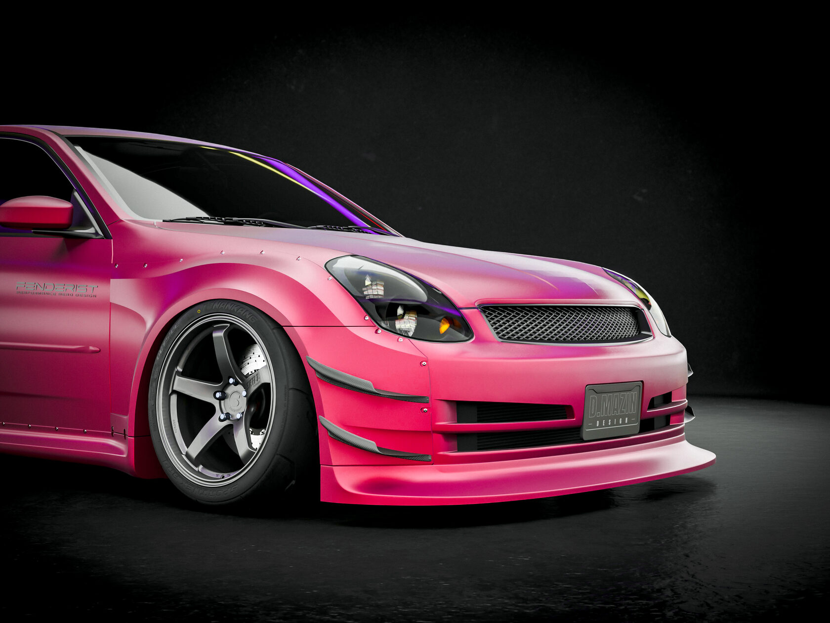 FENDERIST SPEC S Full Set / WIDE BODY KIT INFINITI G35 / NISSAN SKYLINE ...