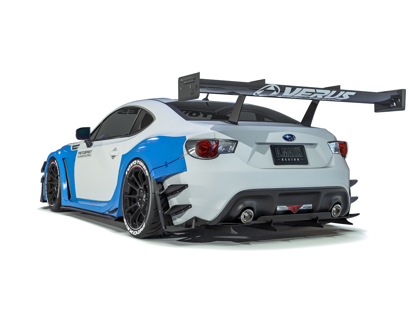 Full FENDERIST SPEC R kit / WIDE BODY KIT SUBARU BRZ 2011-2017