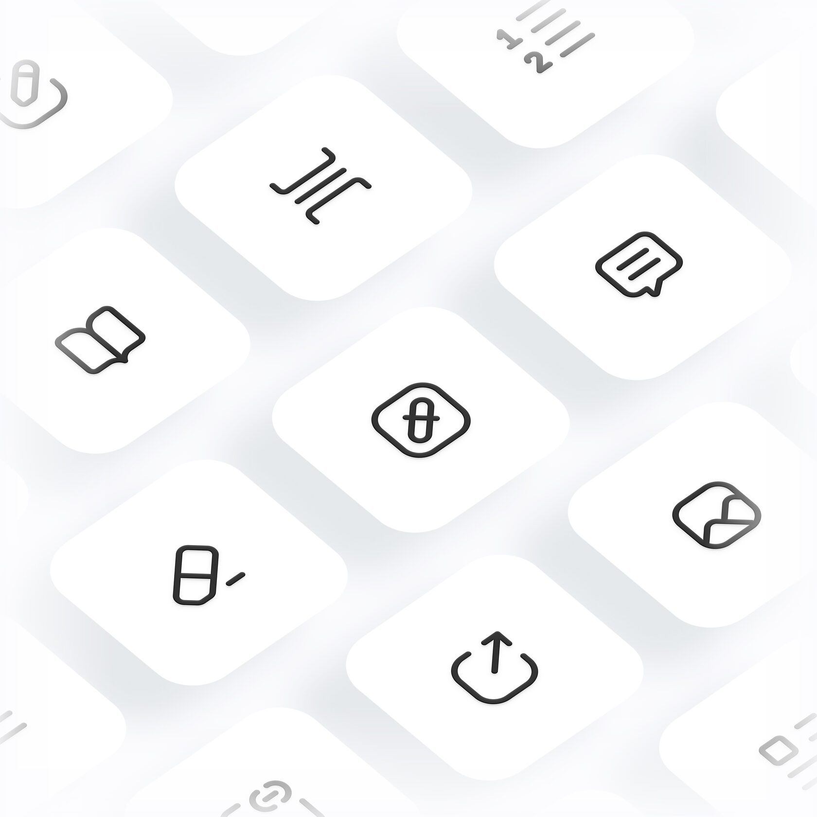 Myicons — Type, Paragraph, Character, Text Editor icons