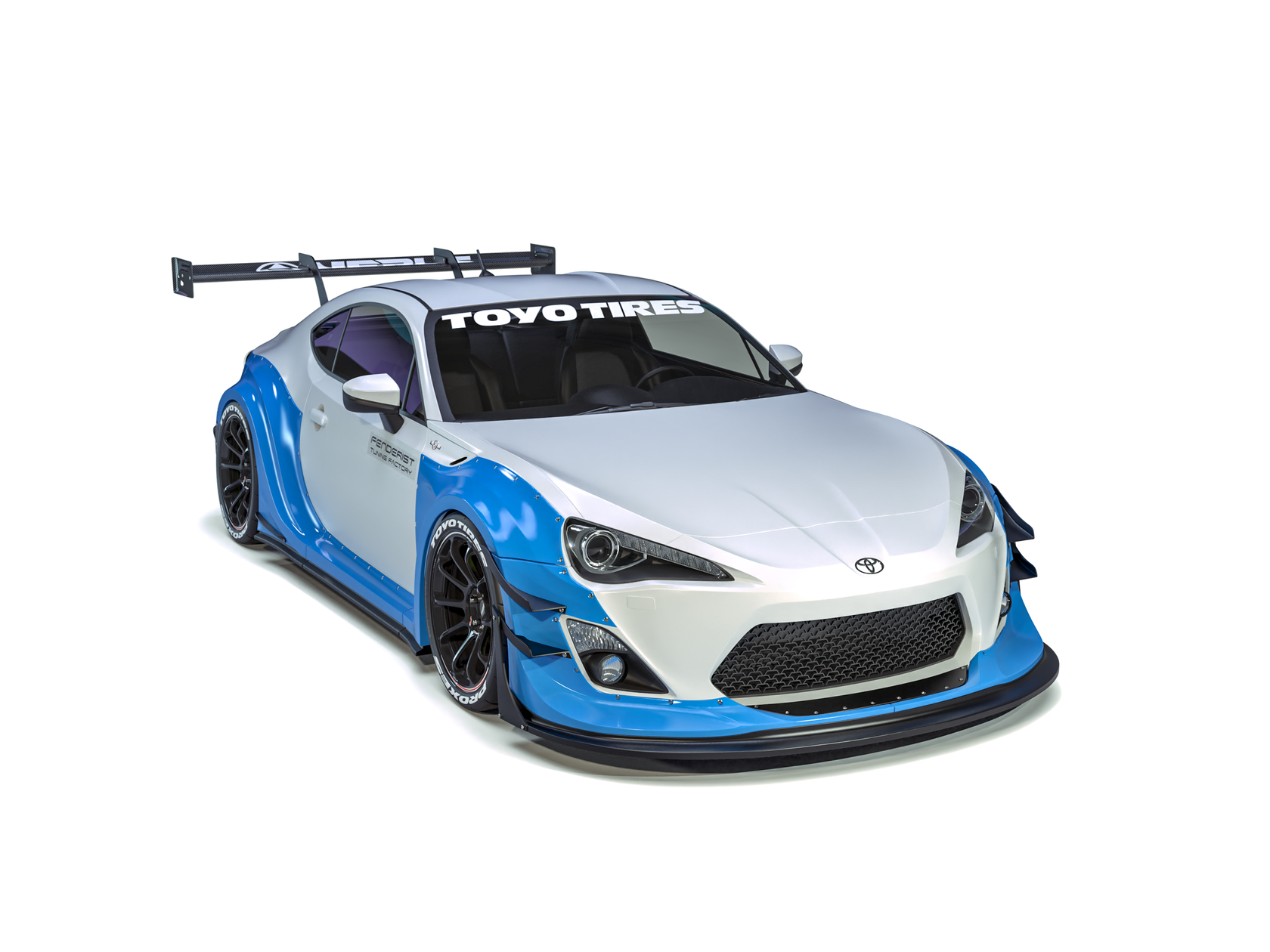 Full FENDERIST SPEC R kit / WIDE BODY KIT TOYOTA GT86 / SCION FRS 2011-2017
