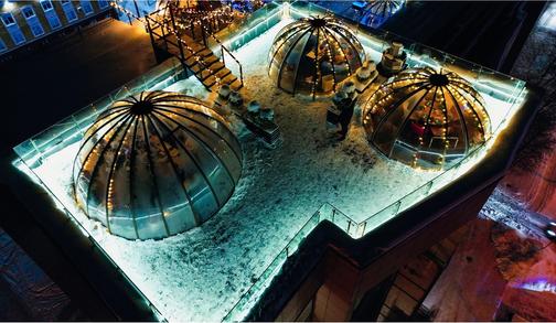 Atmosfera аренда пространства лофта и купола на крыше