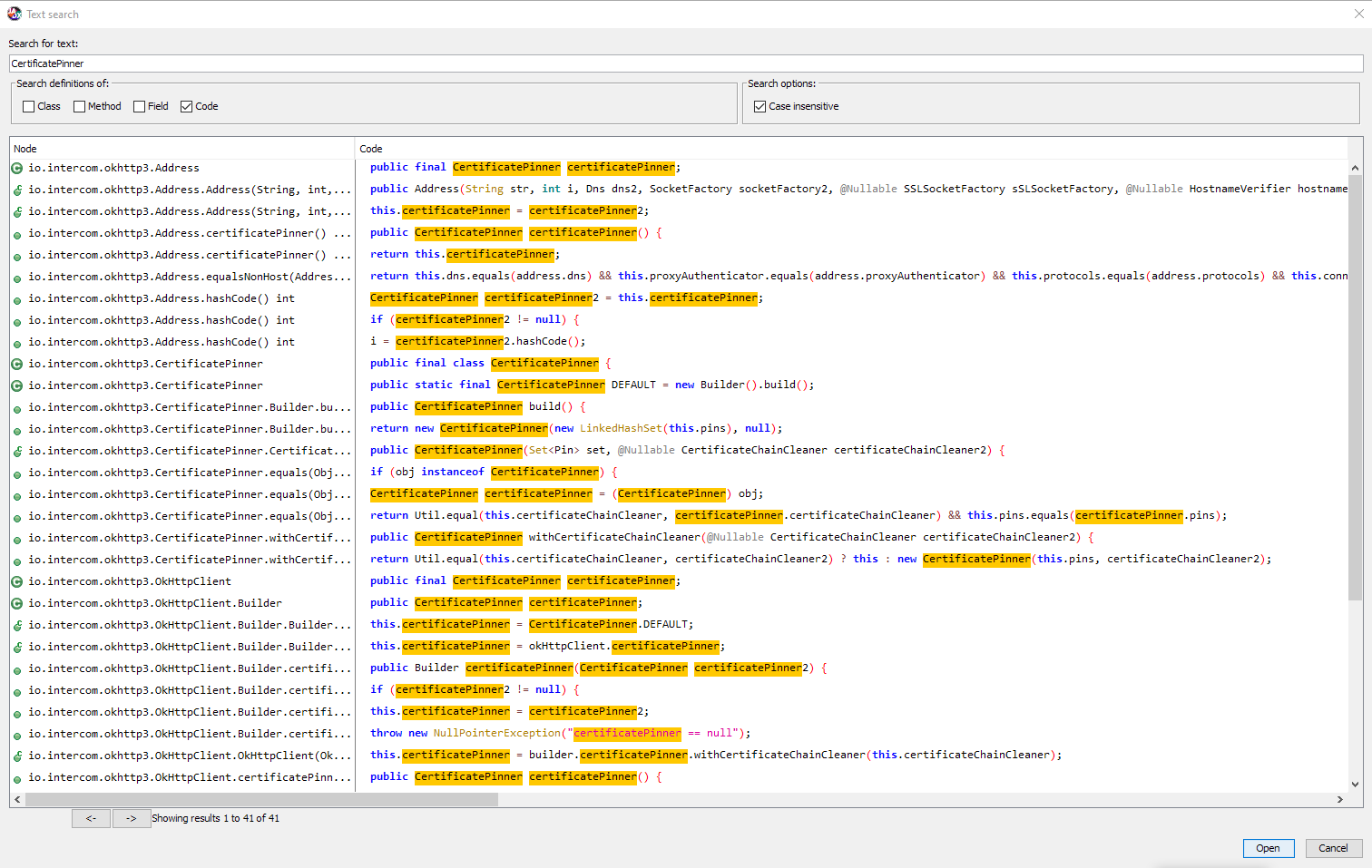 How-to bypass SSL Pinning on Android using JadX