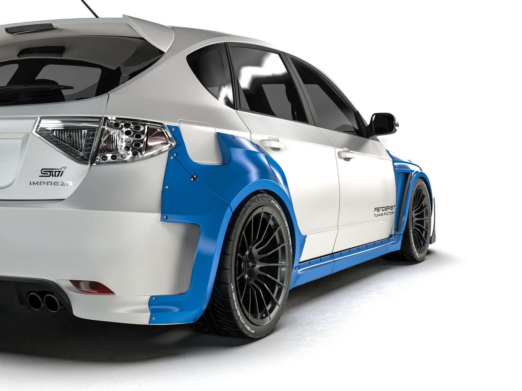 FENDERIST SPEC S Fender Flares Set SUBARU IMPREZA GT/WRX GH 07-12