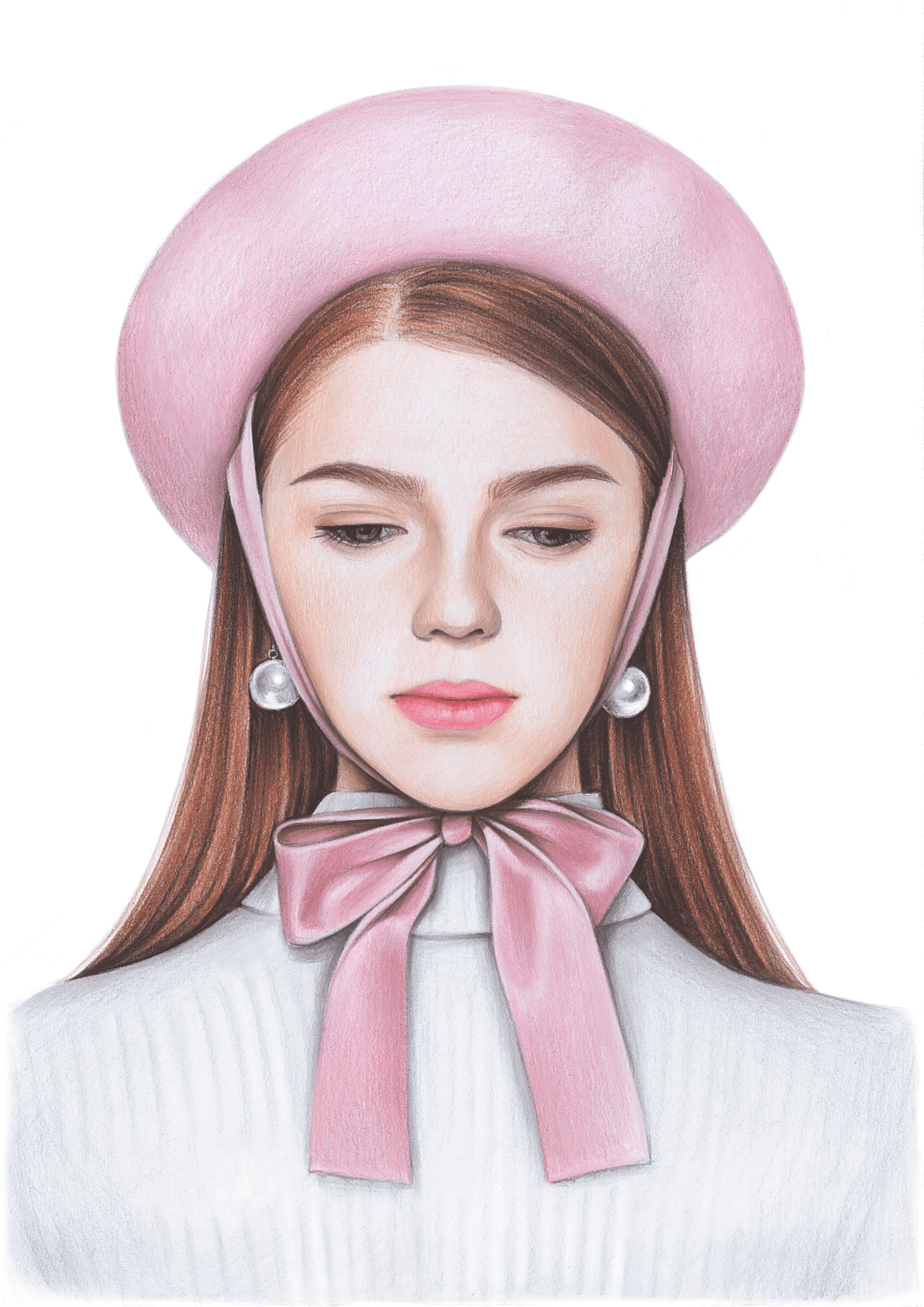 Online drawing course: FASHION PORTRAIT with a 50% discount