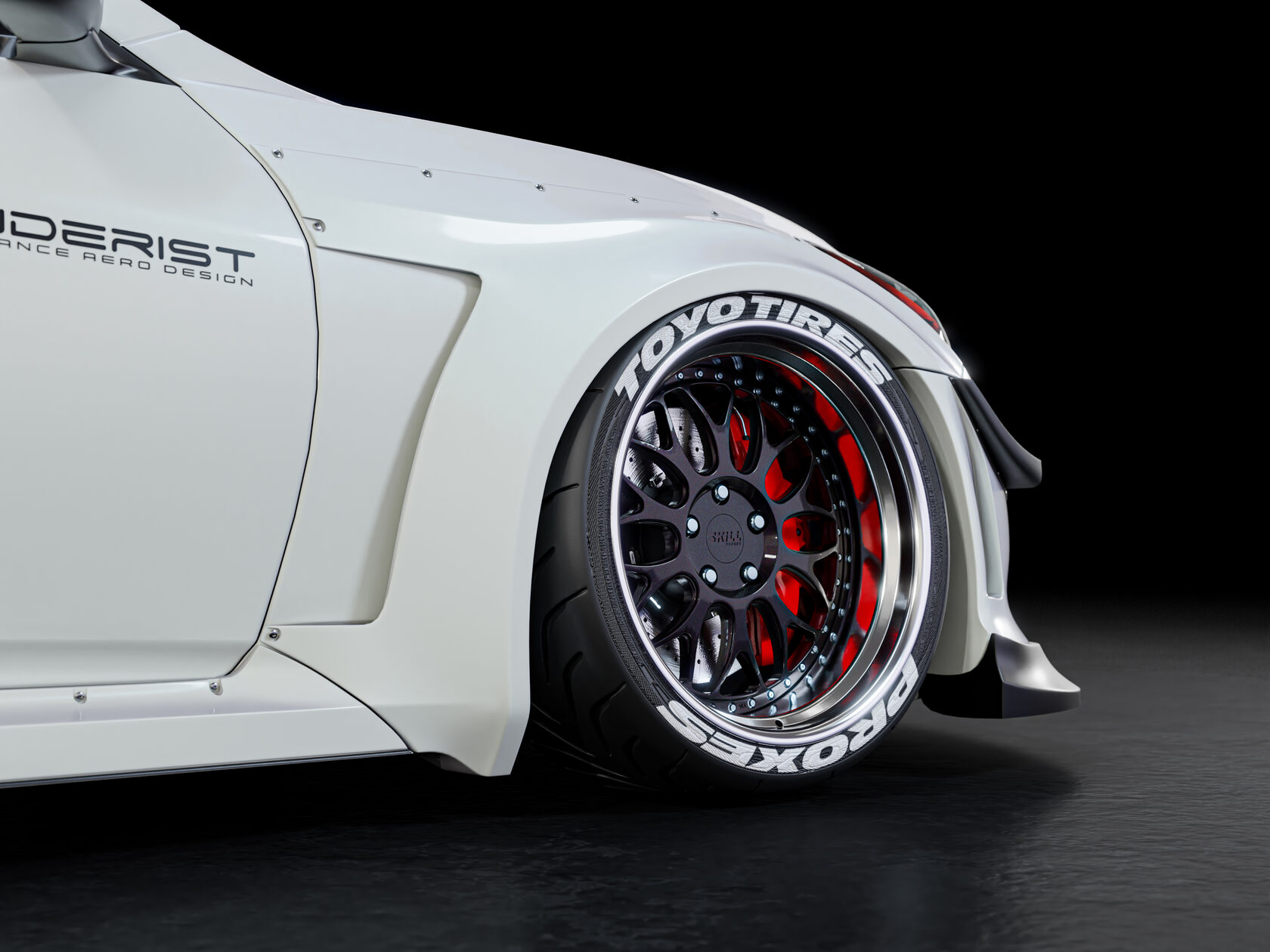 FENDERIST SPEC S Fender Flares Set / WIDE BODY KIT INFINITI G37 COUPE ...