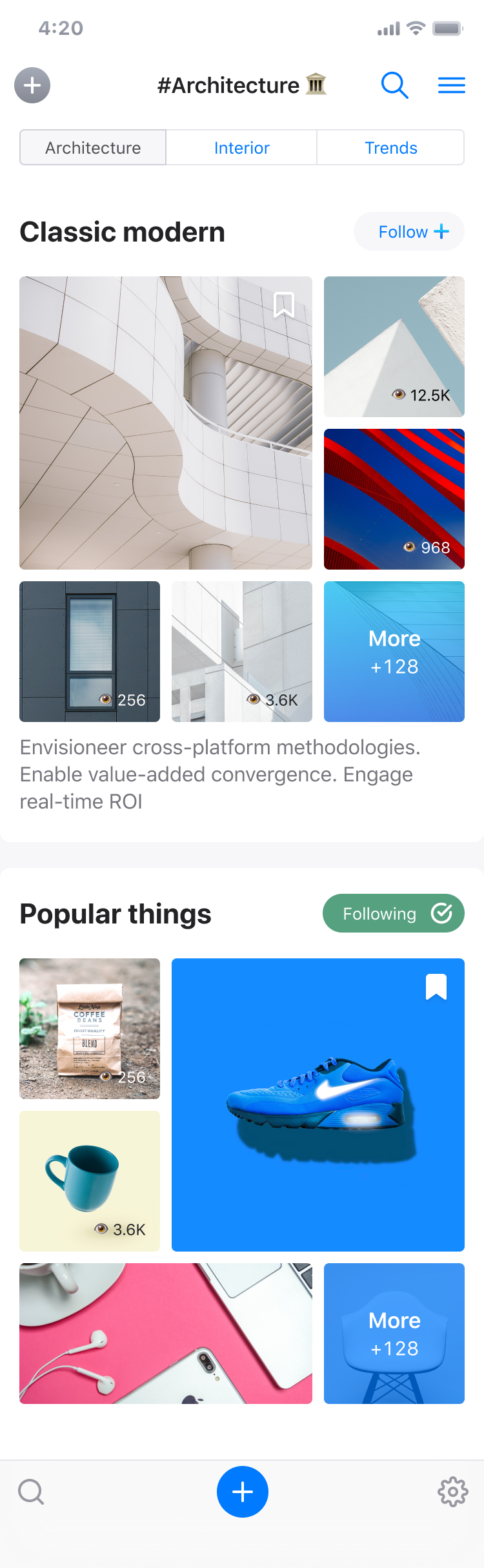 Grid - Figma iOS UI kit